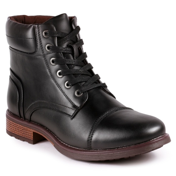 Metrocharm | Shoes | Metrocharm Mc32 Black Mens Lace Up Oxford Boot ...
